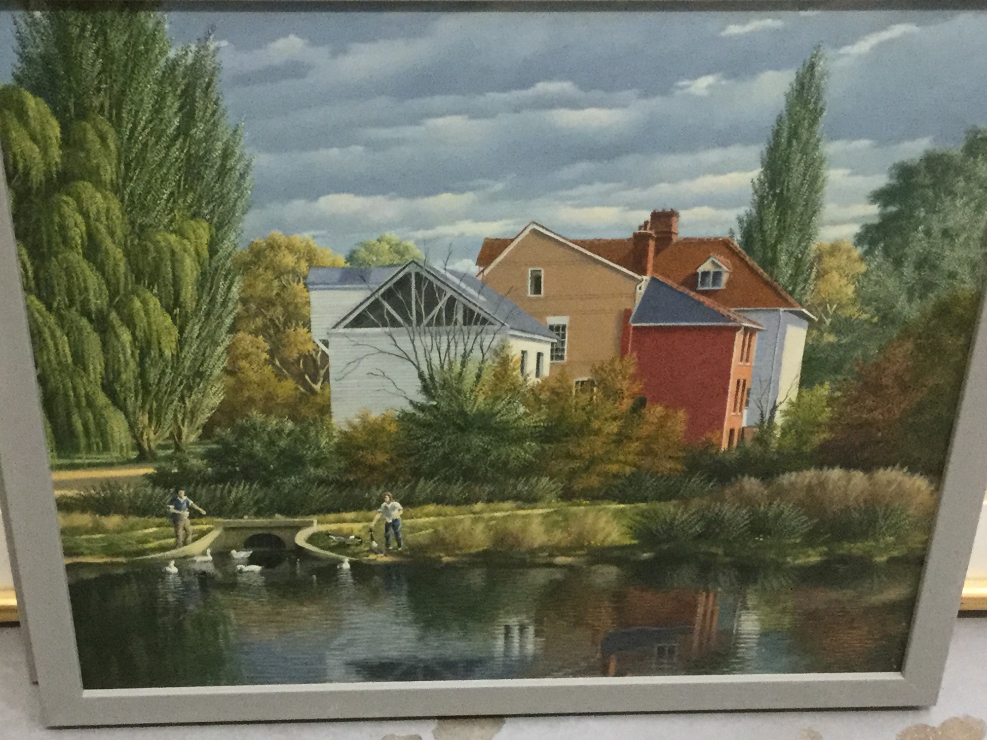 Lot 47 - Lee Burrows- Three oil on board studies of