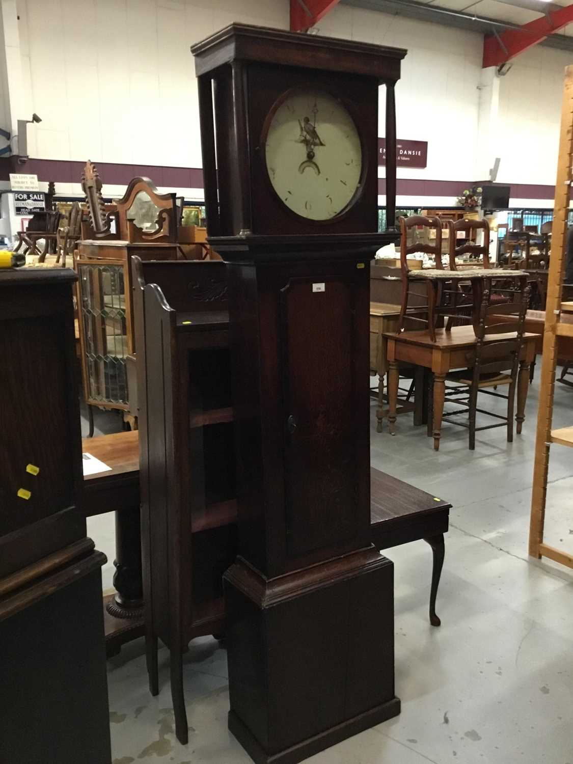 Lot 856 - 19th century 30 hour longcase clock with