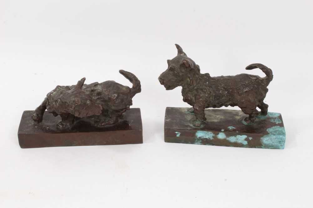 Lot 272 - Edith Parsons (1878-1956) pair of bronze