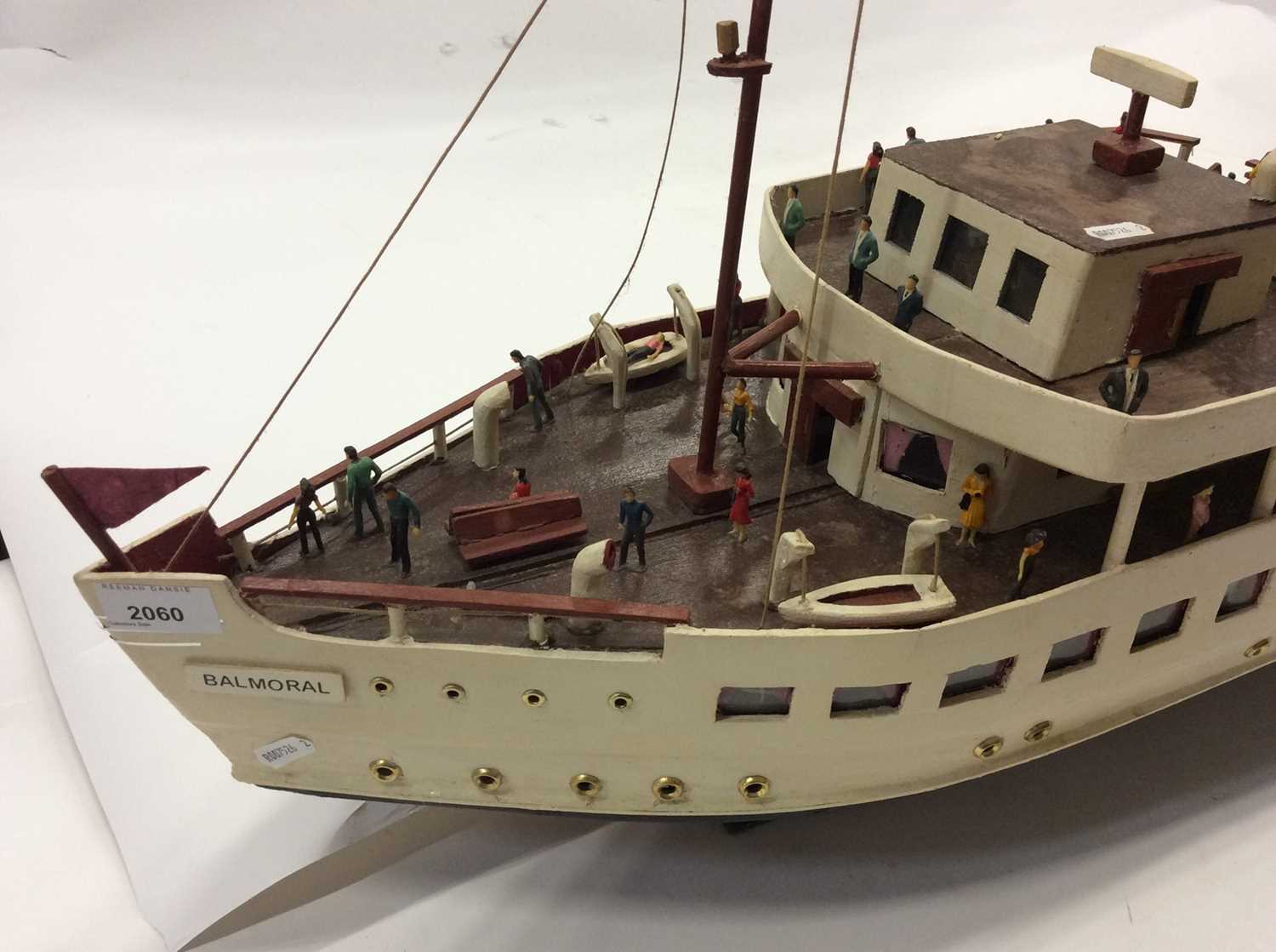 Lot 2060 - Scratch built model boat- Balmoral