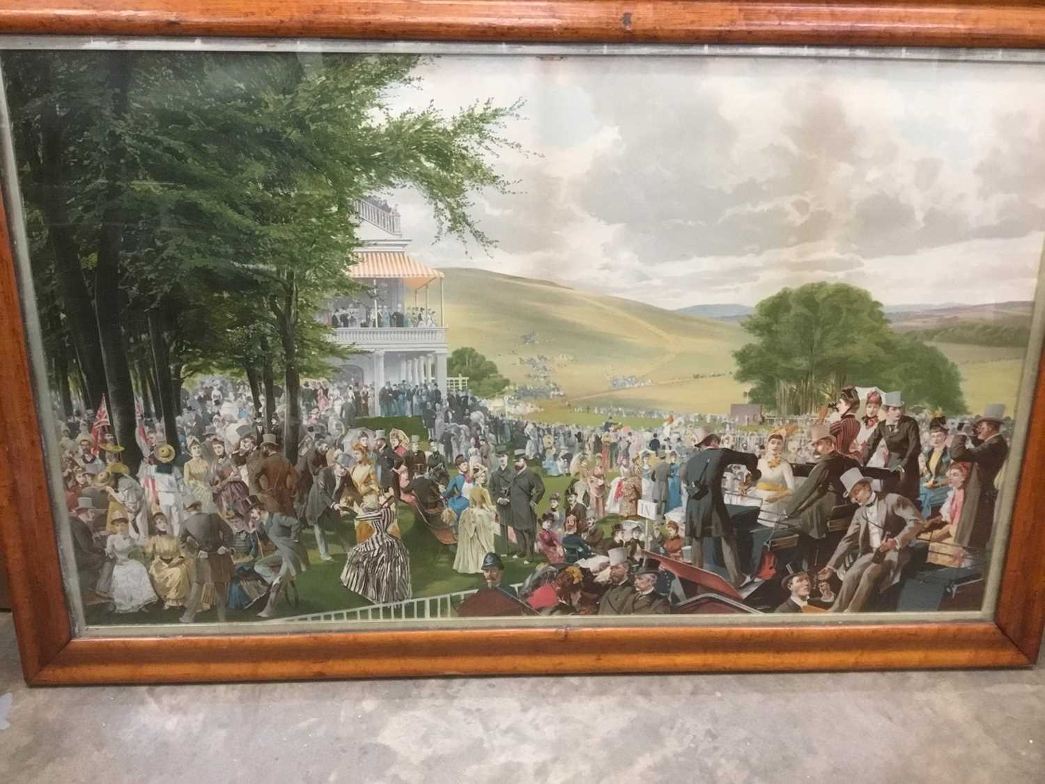 Lot 155 - Pair of Edwardian chromolithographic prints,