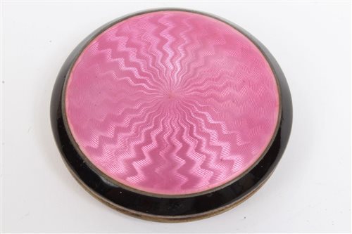 Lot 475 - Early 1930s Continental silver powder