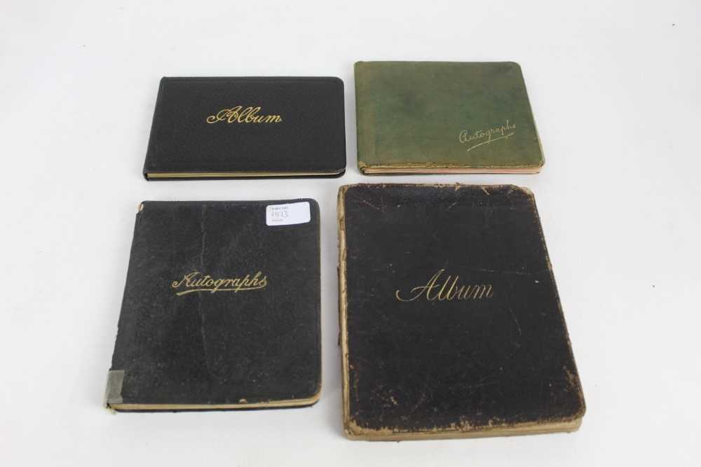 Lot 1073 - WW1 Military autograph albums including