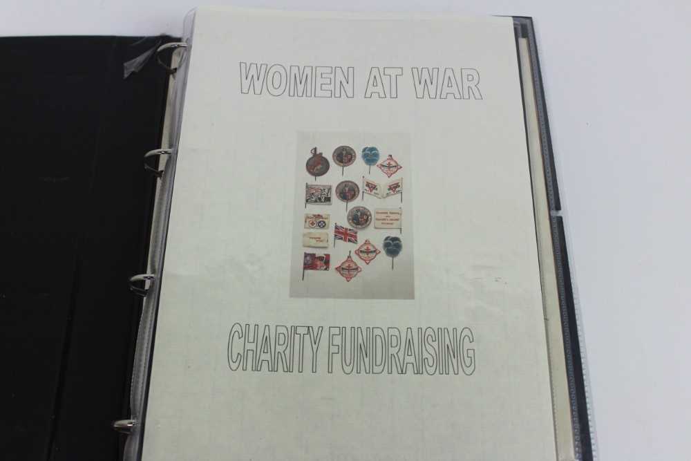 Lot 1076 - Women at War Charity Fundraising. An album