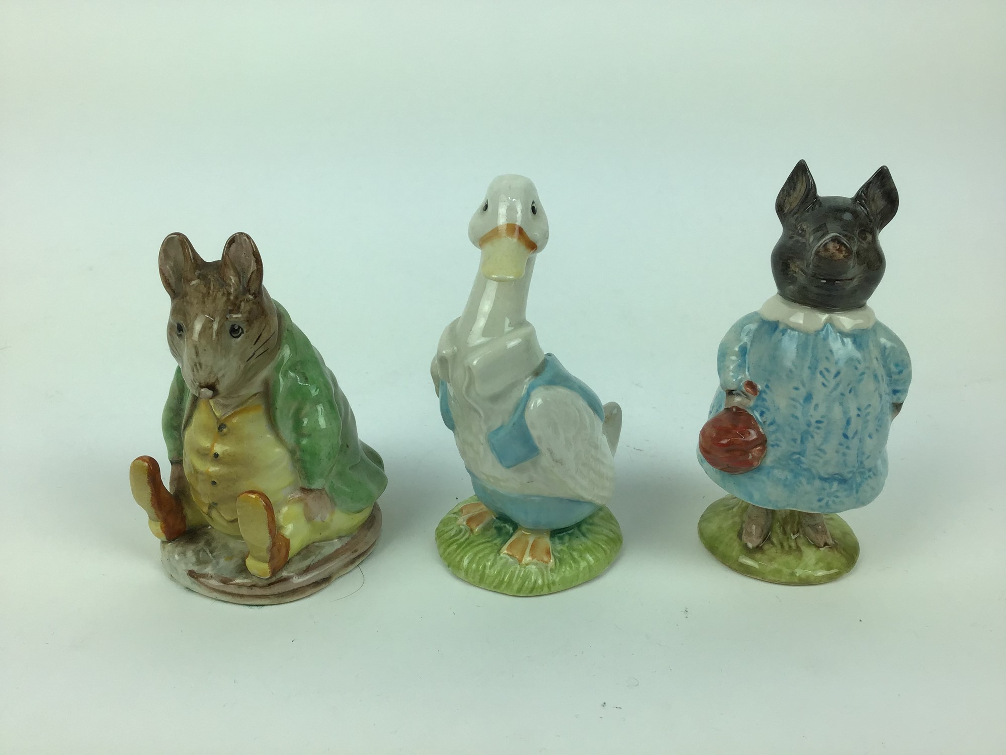 Lot 41 - Eleven Beswick Beatrix Potter figures - Ribby,