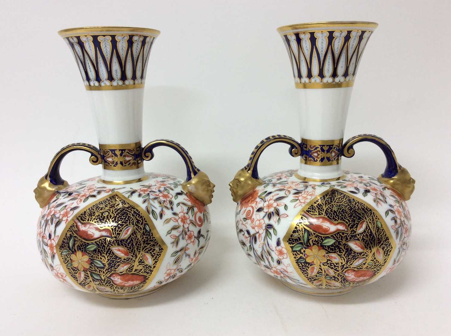 Lot 203 - Pair of Royal Crown Derby Imari pattern