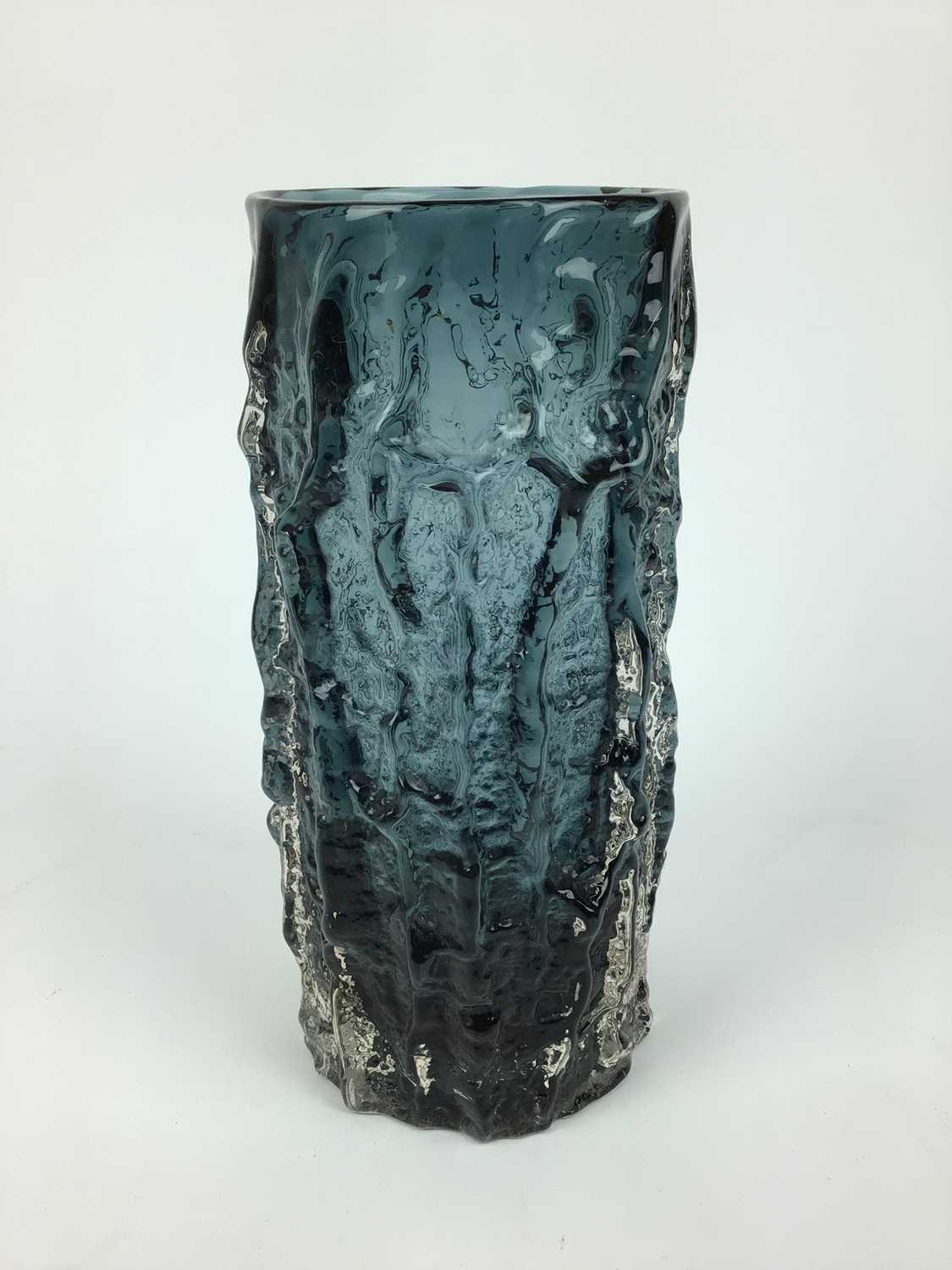 Lot 62 - Whitefriars indigo bark vase designed by