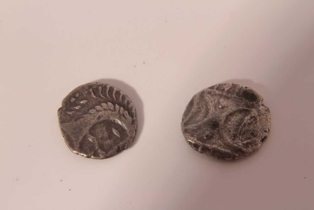 Lot 549 - Celtic - silver units Iceni Norfolk God type