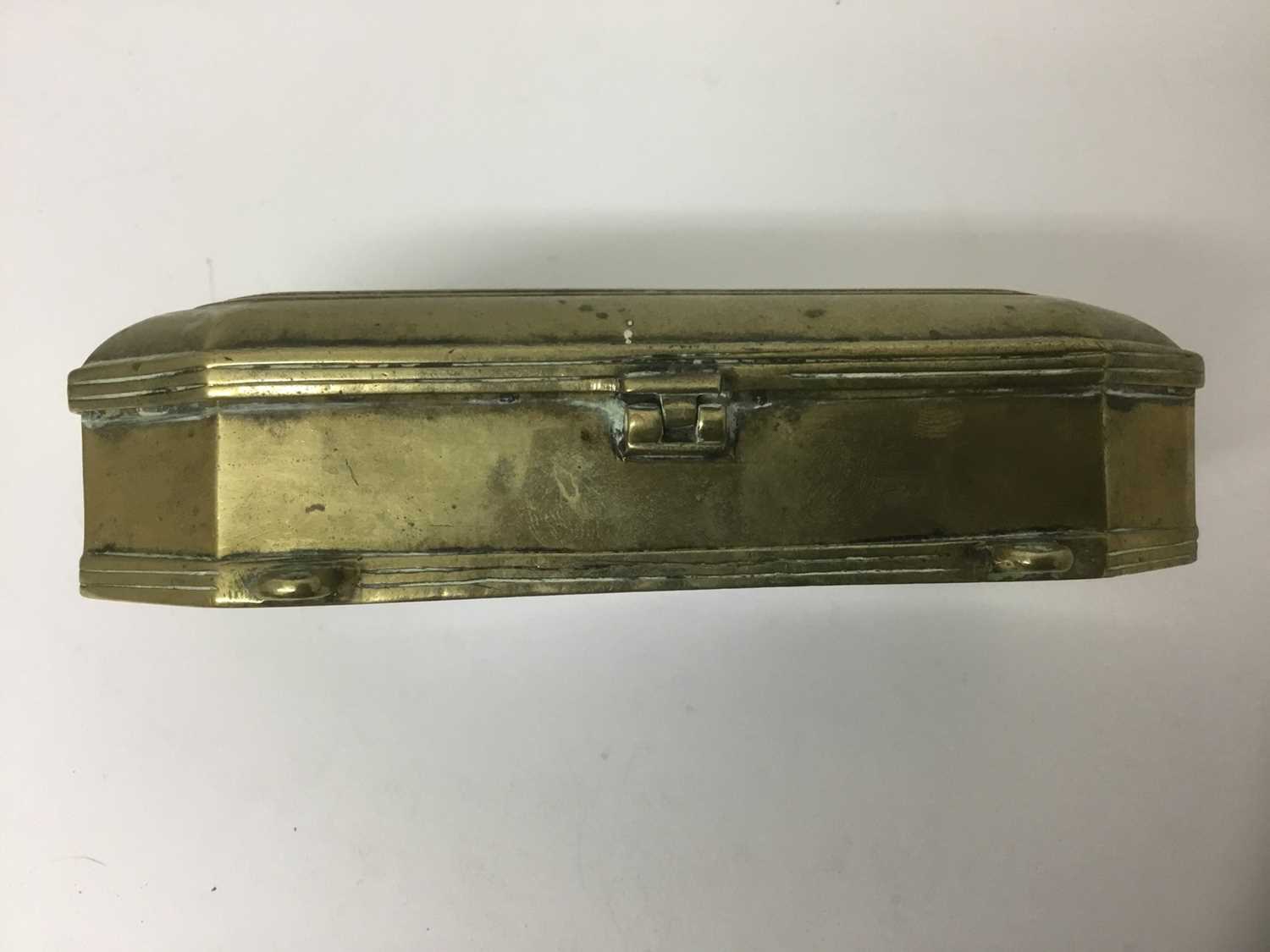Lot 147 - 18th century brass tinder box