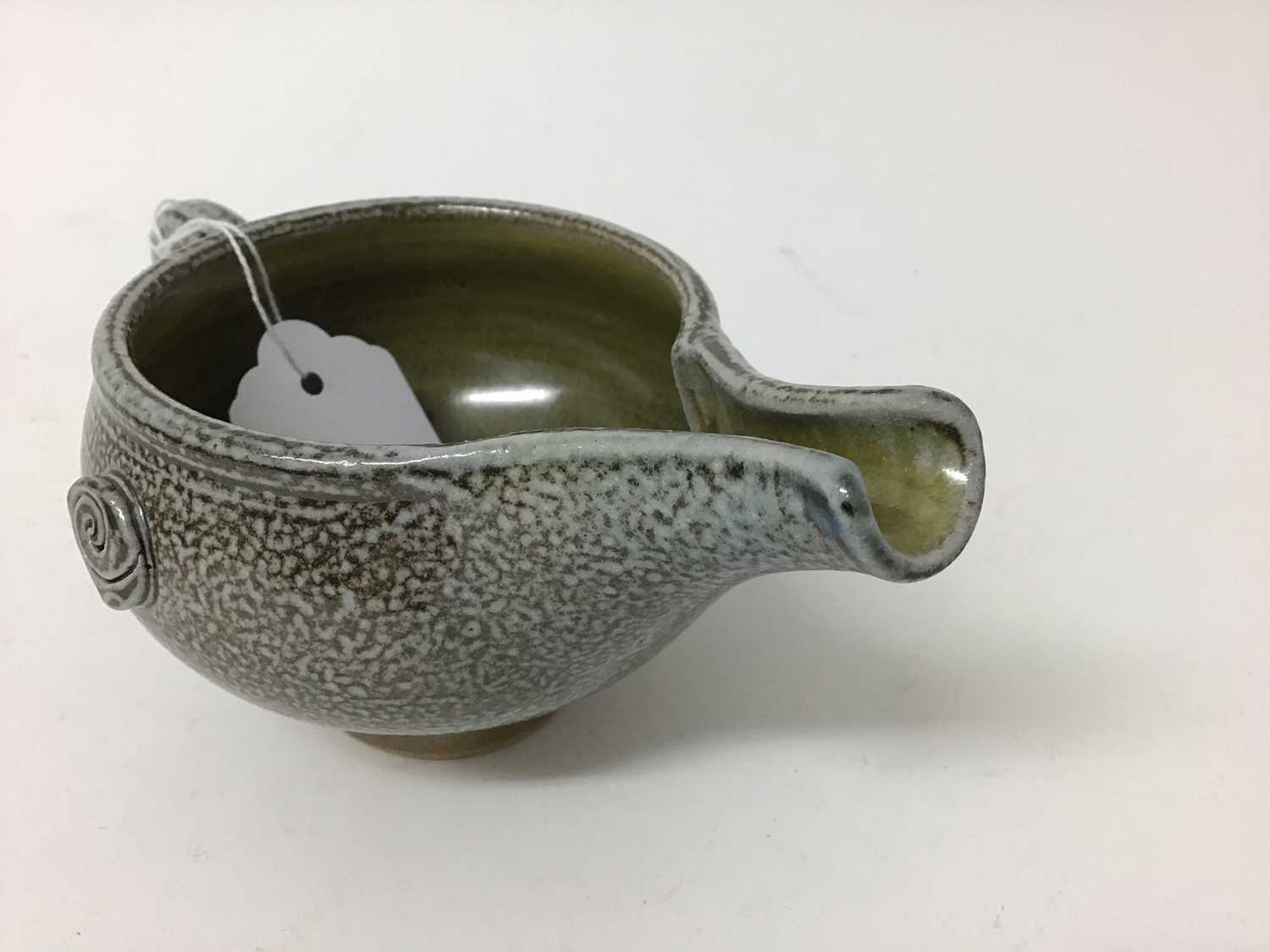 Lot 222 - Five salt glazed studio pottery items
