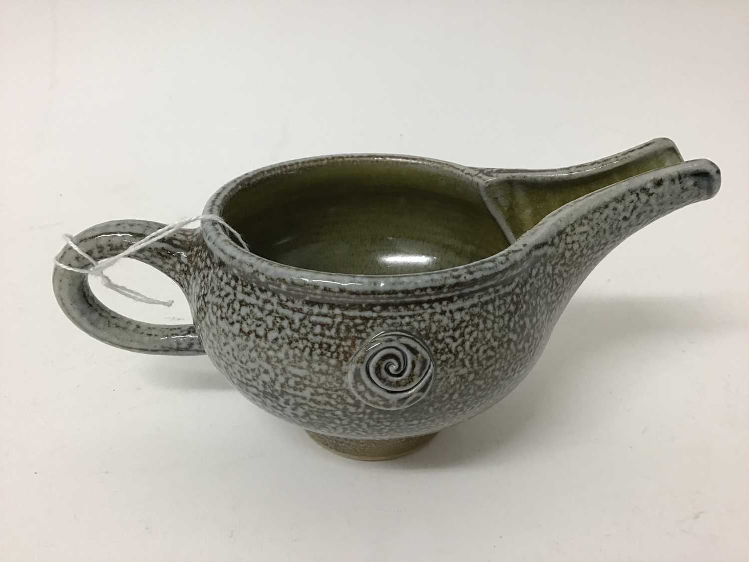 Lot 222 - Five salt glazed studio pottery items