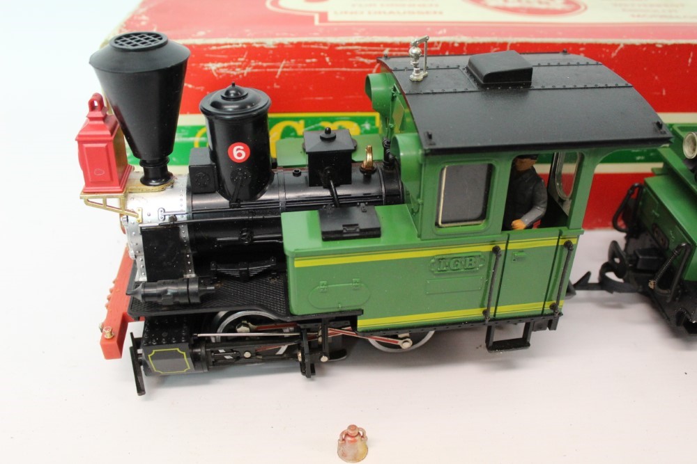Lot 1486 - Railway LGB Locomotive and tender 2016