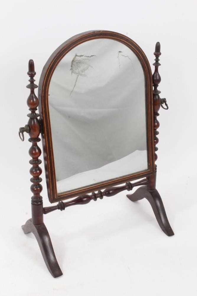 Lot 687 - 18th century turned beech swing framed