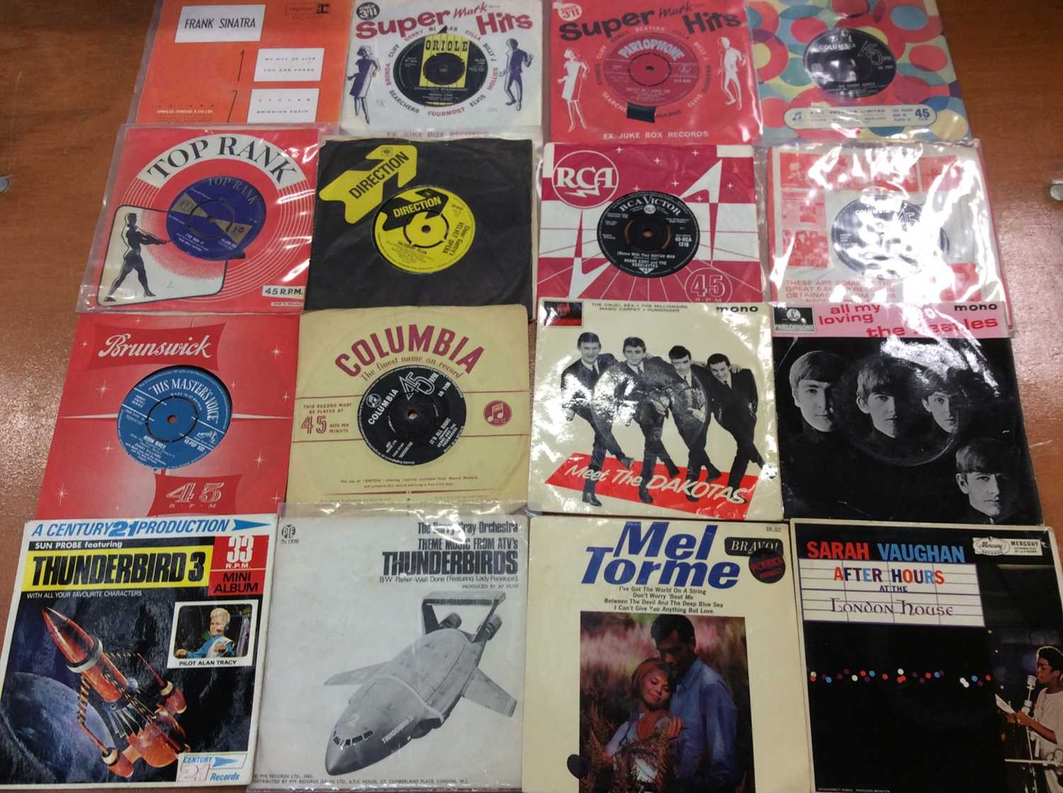 Lot 708 - Collection of single records and EPs from