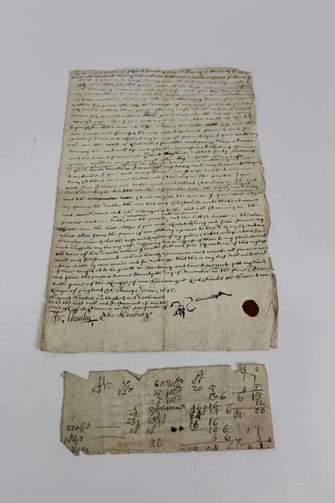 Lot 1130 - Collection of 17th / 18th century