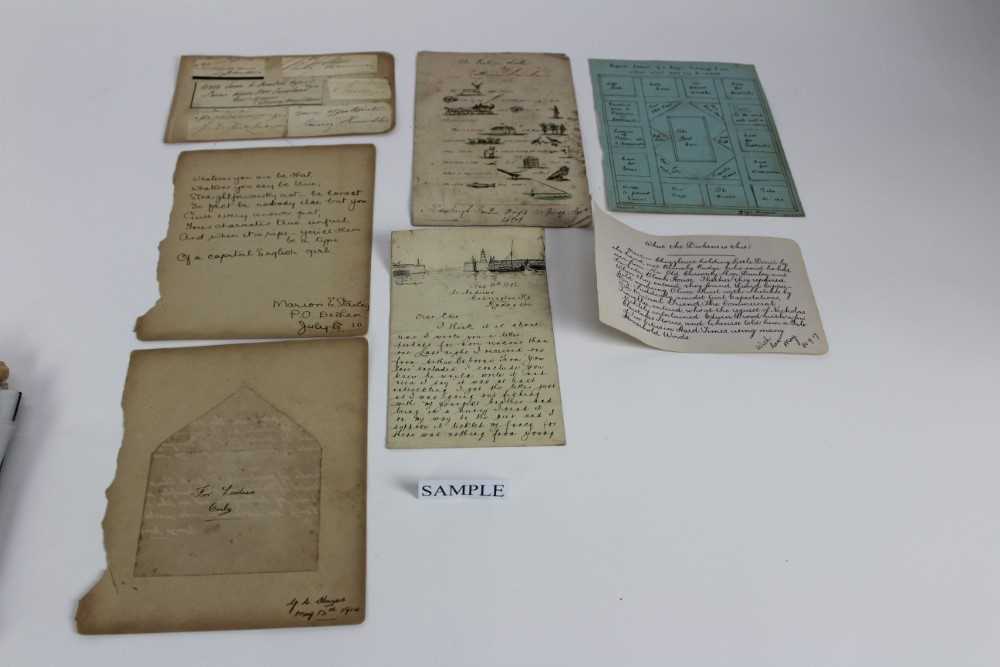 Lot 1131 - Collection of 19th century letters and