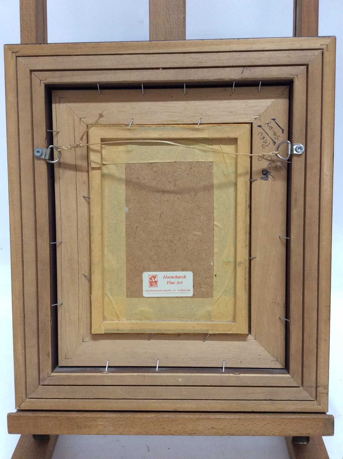 Lot 140 - Peter Duffield oil on board- Church Spire