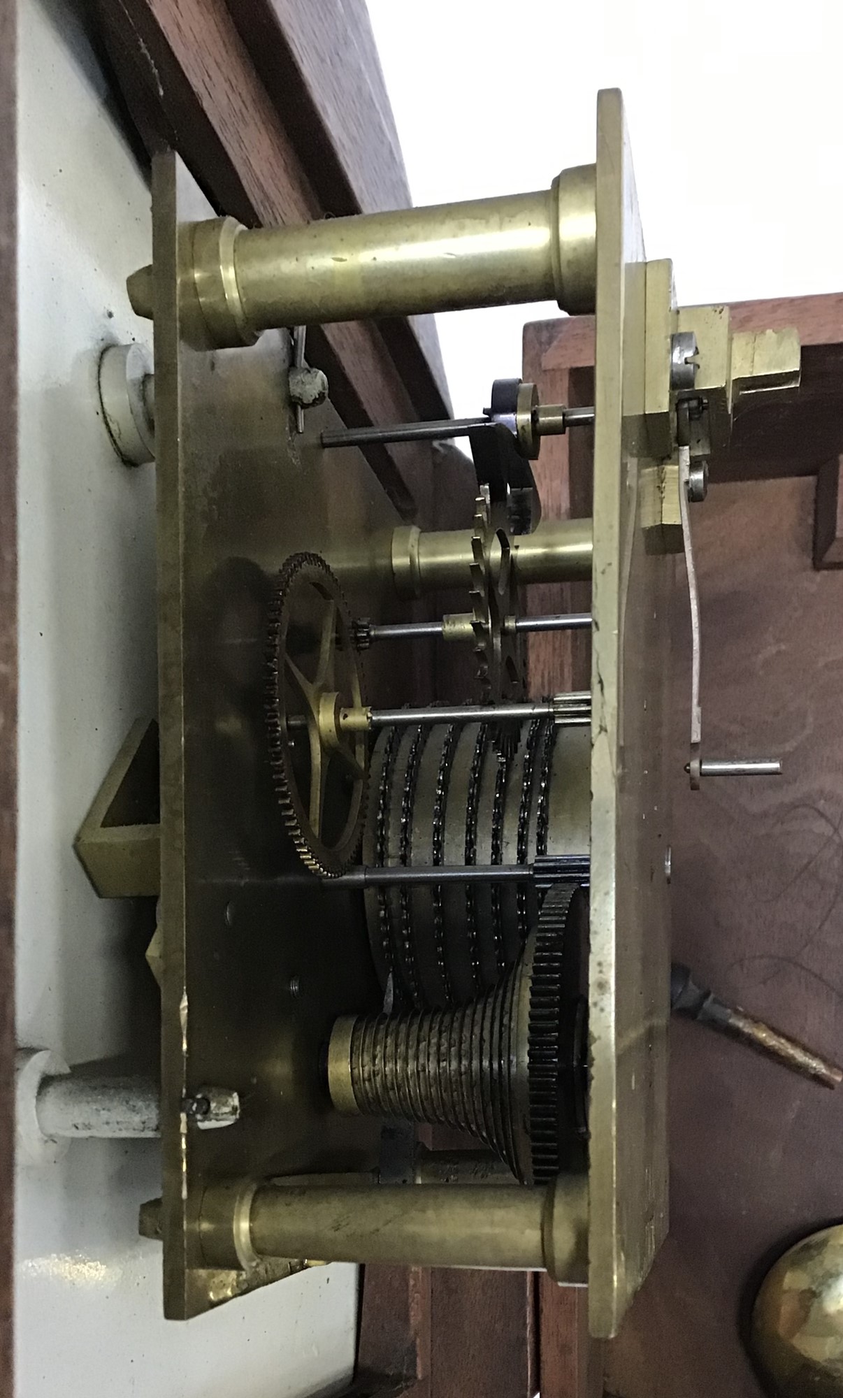 Lot 1949 - London County Council round wall clock