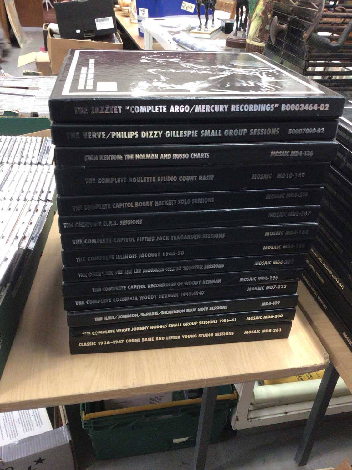 Lot 721 - Jazz CD boxed sets including Stan Kenton,