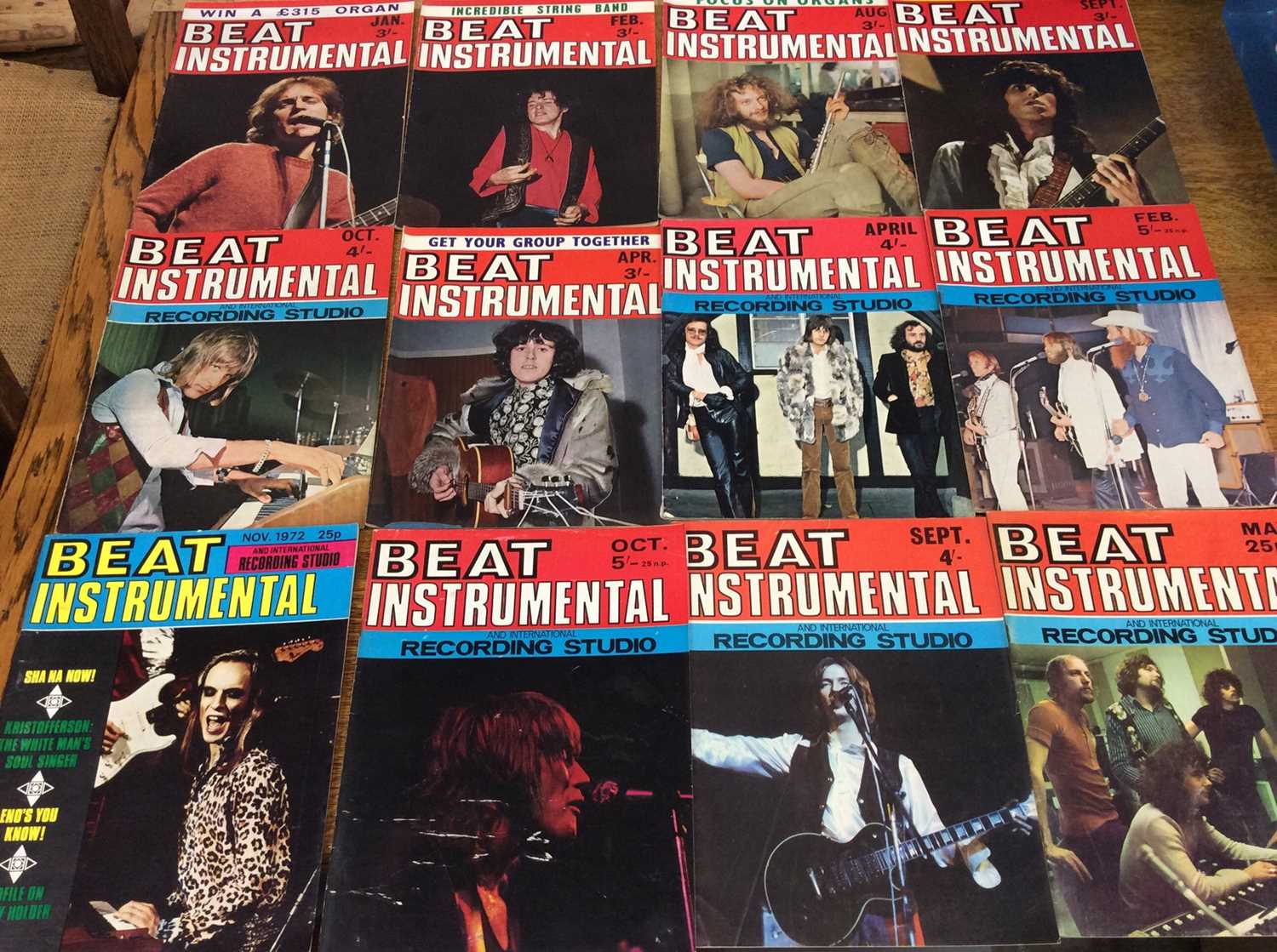 Lot 991 - Collection Beat instrumental magazine, 1968