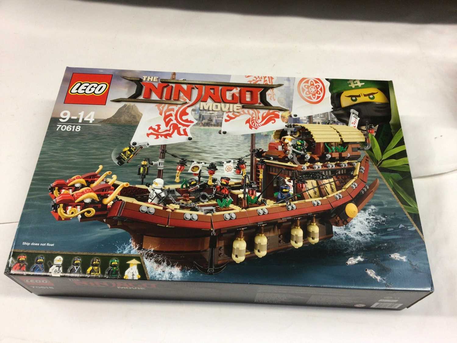 Lot 60 - Lego 70616 Ninjago Zane Ice Tank, including