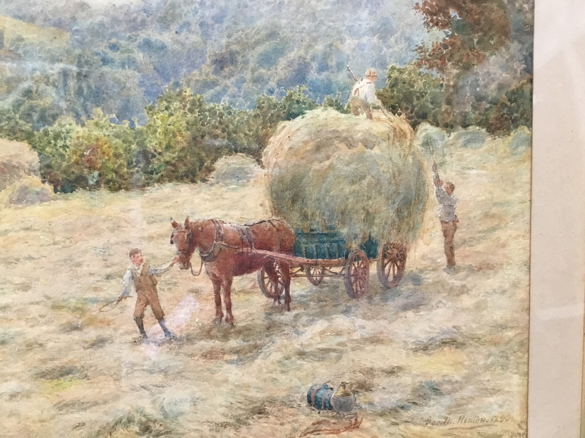 Lot 261 - George Moore-Henton (1861-1924) watercolour