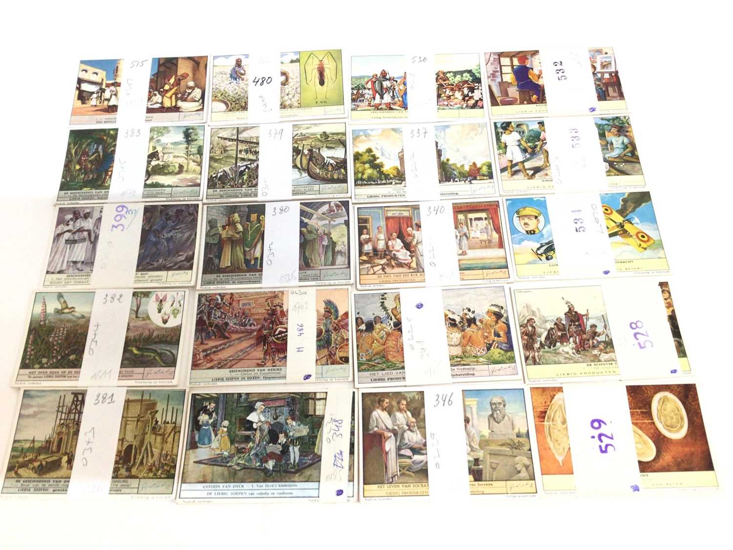 Lot 704 - Liebig trade cards selection of sets,