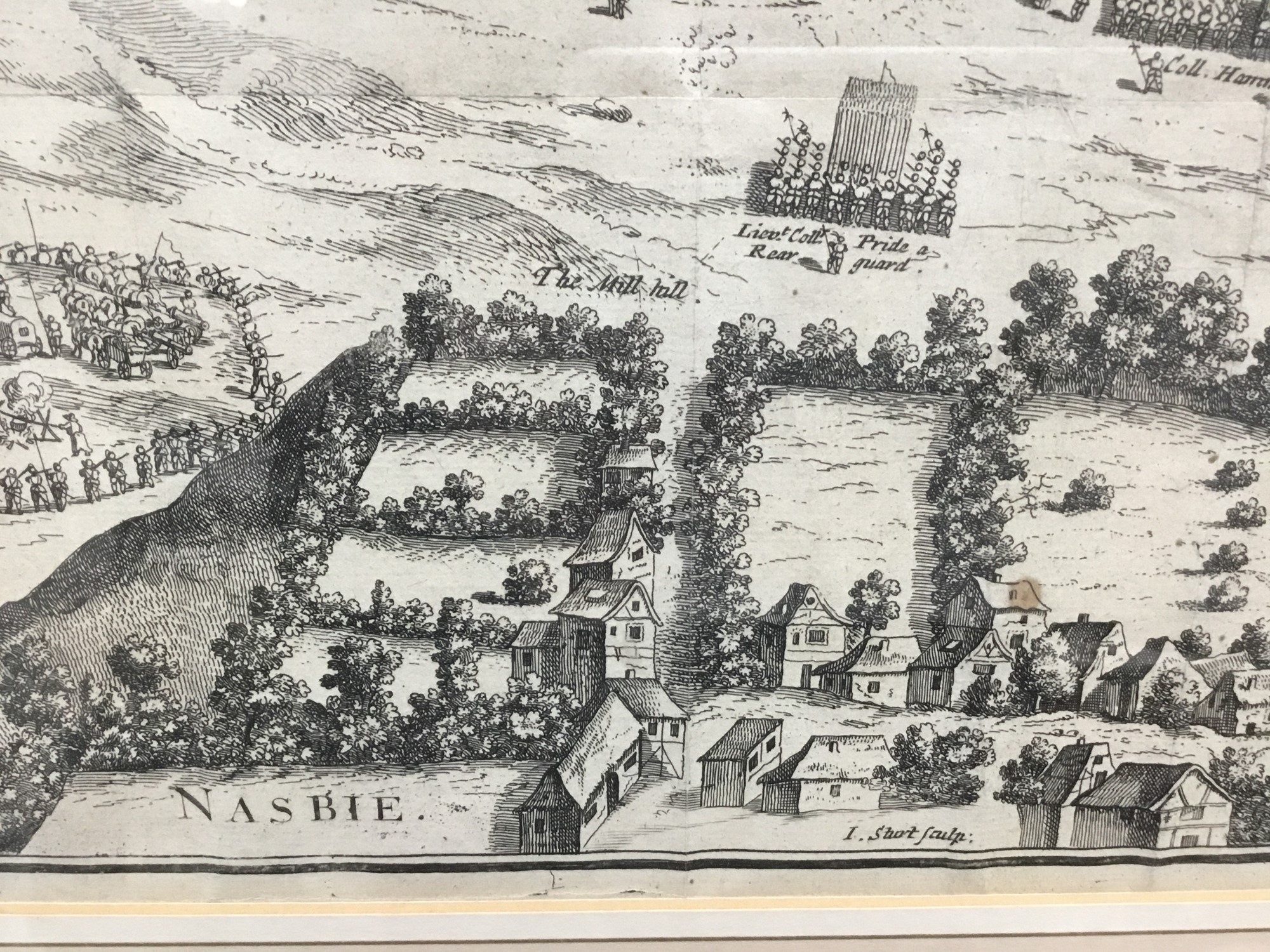 Lot 699 - 18th century engraving depicting the Battle