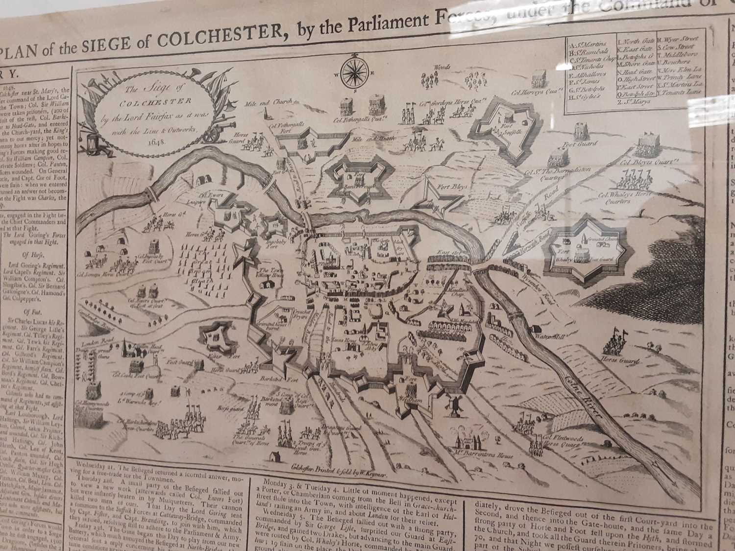 Lot 628 - A Diary and Plan of The Siege of