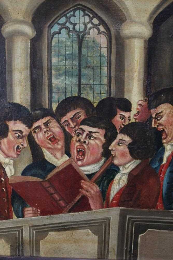 Lot 603 - Tim Bobbin 1708-1786, oil on canvas, the