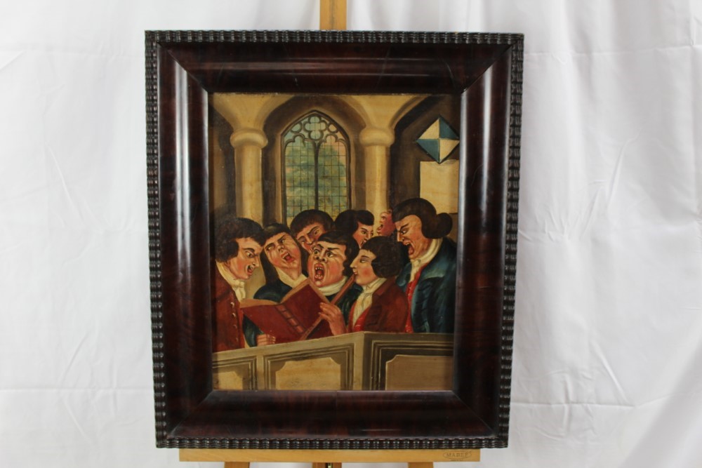 Lot 603 - Tim Bobbin 1708-1786, oil on canvas, the