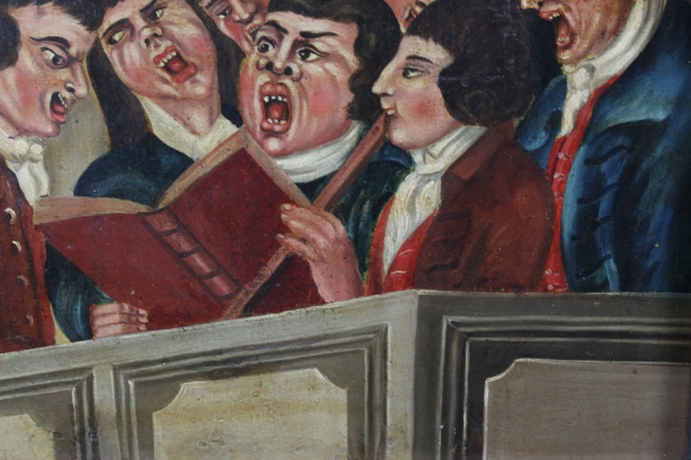 Lot 603 - Tim Bobbin 1708-1786, oil on canvas, the