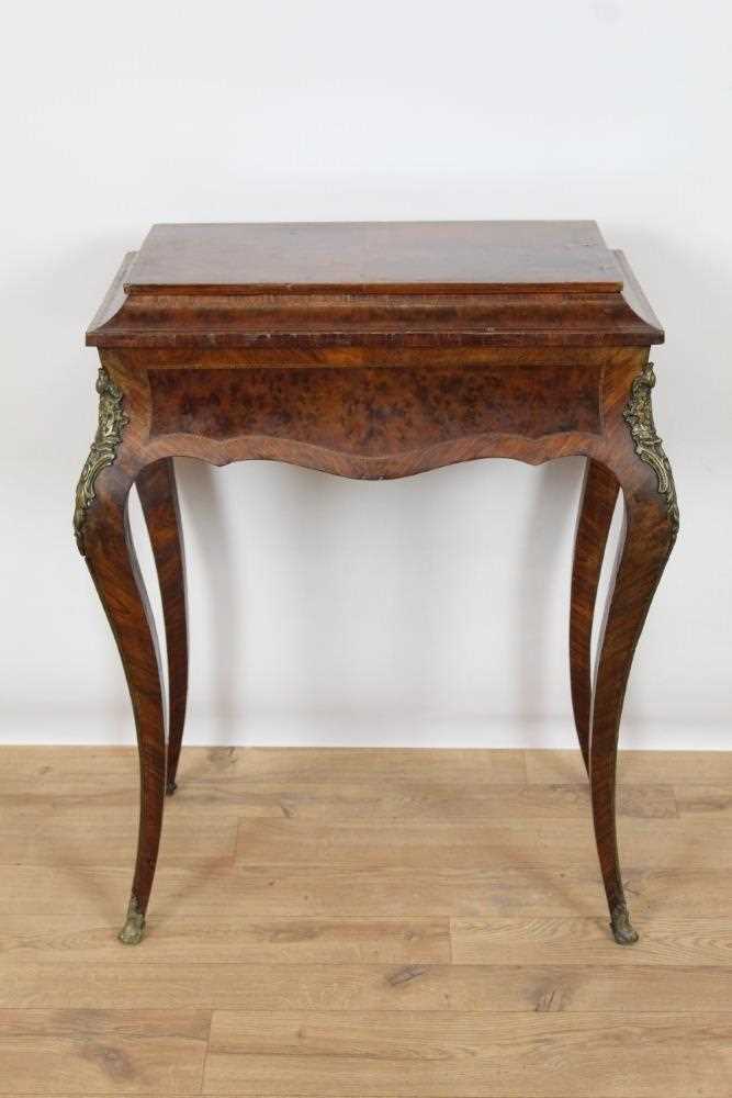 Lot 1005 - 19th century French walnut and kingwood