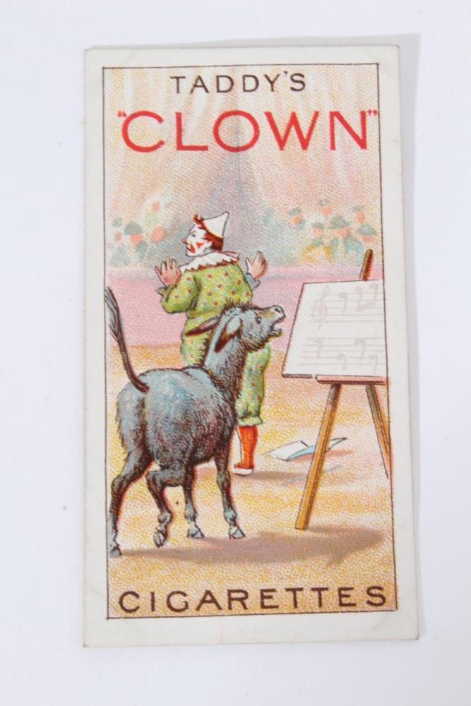 Lot 44 - Cigarette cards - Taddy (Unissued) Clowns
