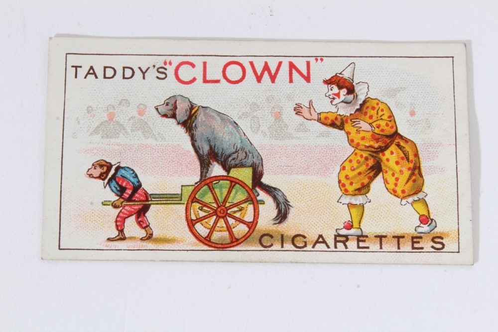 Lot 44 - Cigarette cards - Taddy (Unissued) Clowns