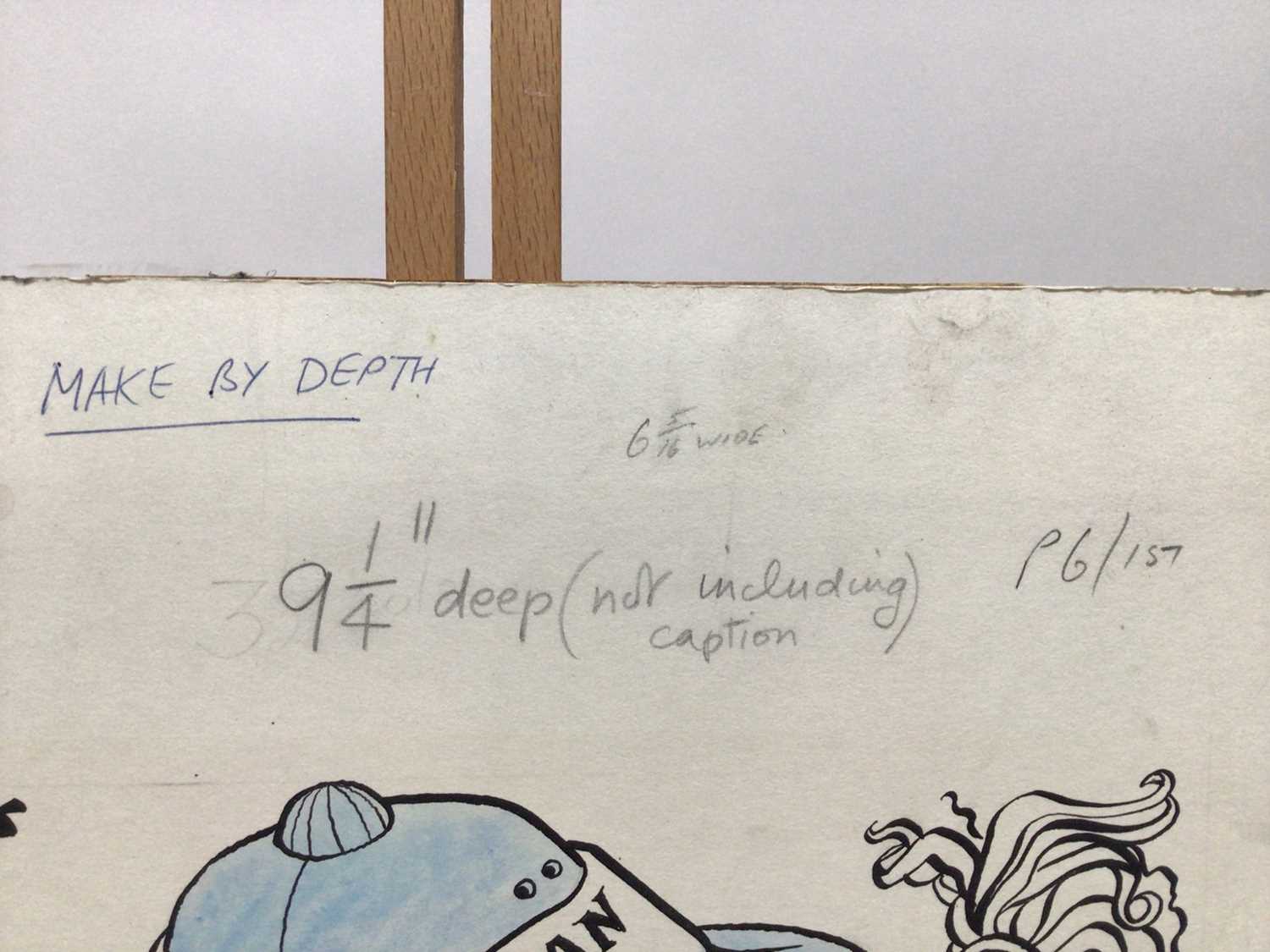 Lot 54 - Michael Cummings original political cartoon