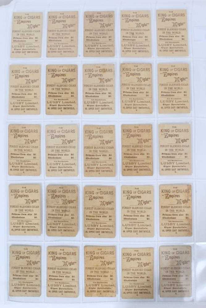Lot 75 - Cigarette cards -Lusby Ltd 1902. Scenes from