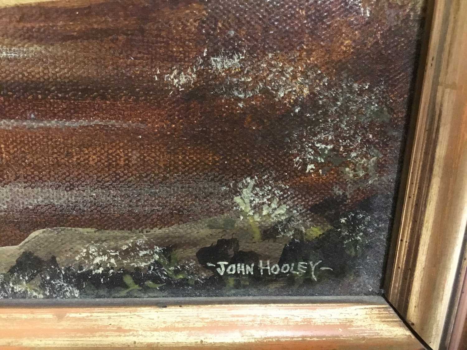Lot 284 - John Hooley (late 20th century) oil on