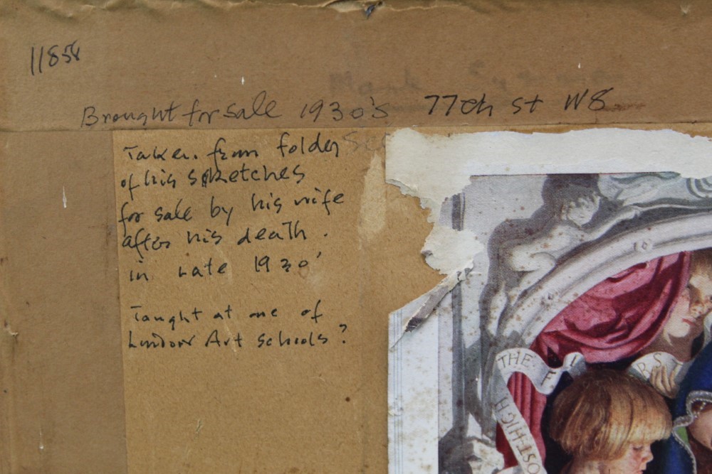 Lot 1617 - Mark Lancelot Symons (1887-1935) pencil and