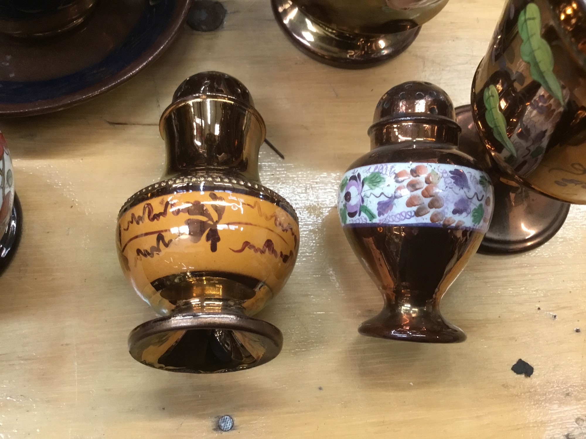 Lot 265 - Collection of 19th century copper lustre