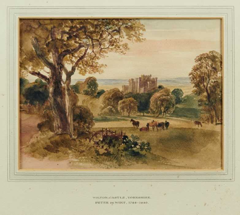 Lot 1286 - Peter de Wint (1784-1849) watercolour,