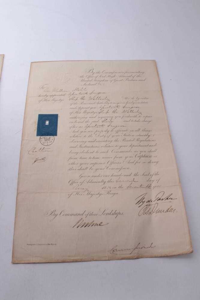 Lot 1259 - Three documents appointing William Hobbs