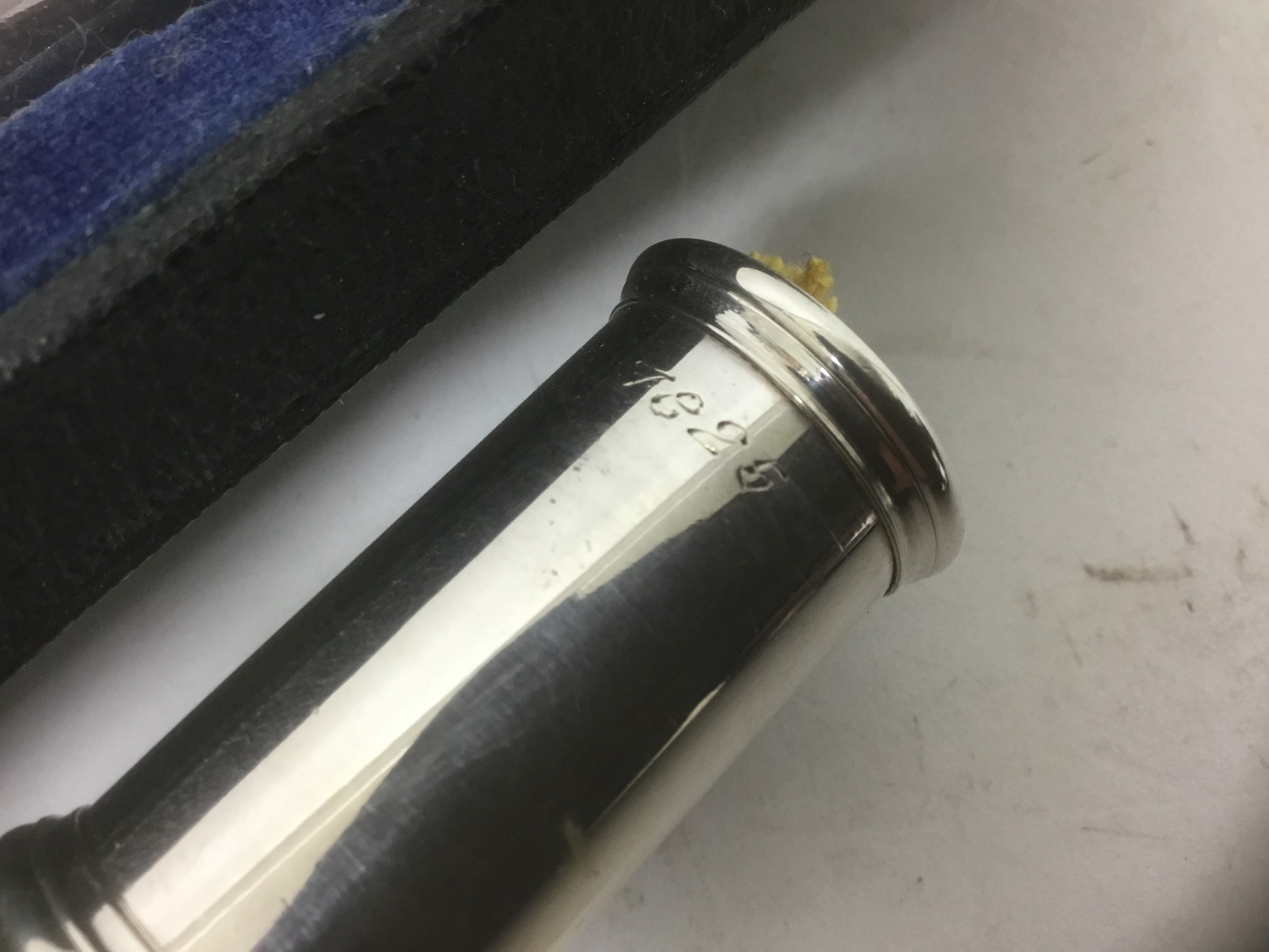 Lot 2110 - Early 20th century Italian silver flute by