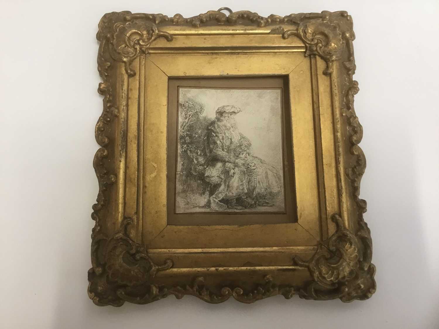 Lot 1817 - After Rembrandt - fine pen and ink sketch
