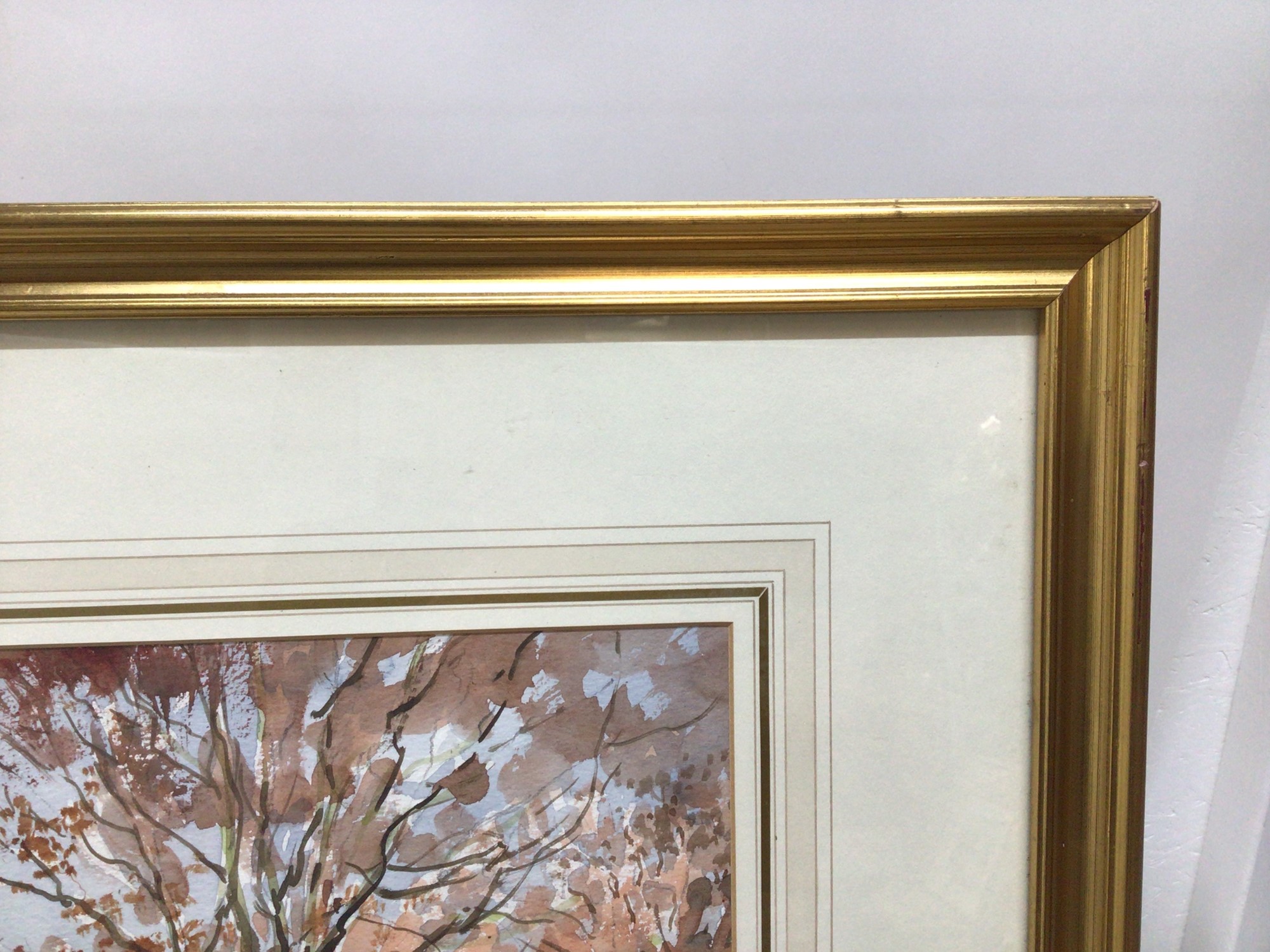 Lot 100 - David Talks watercolour Rugby School