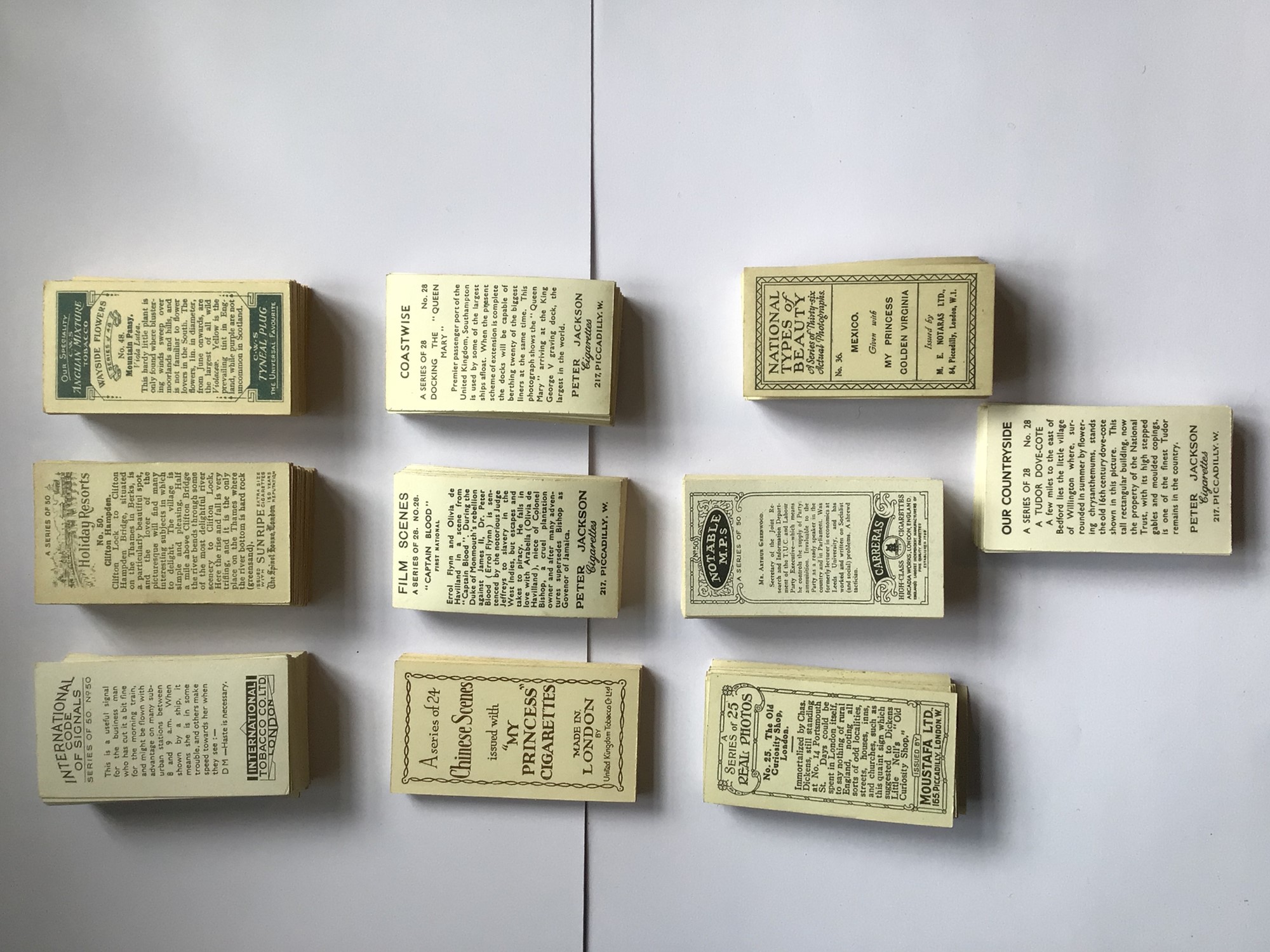Lot 234 - Cigarette cards selection of sets incl
