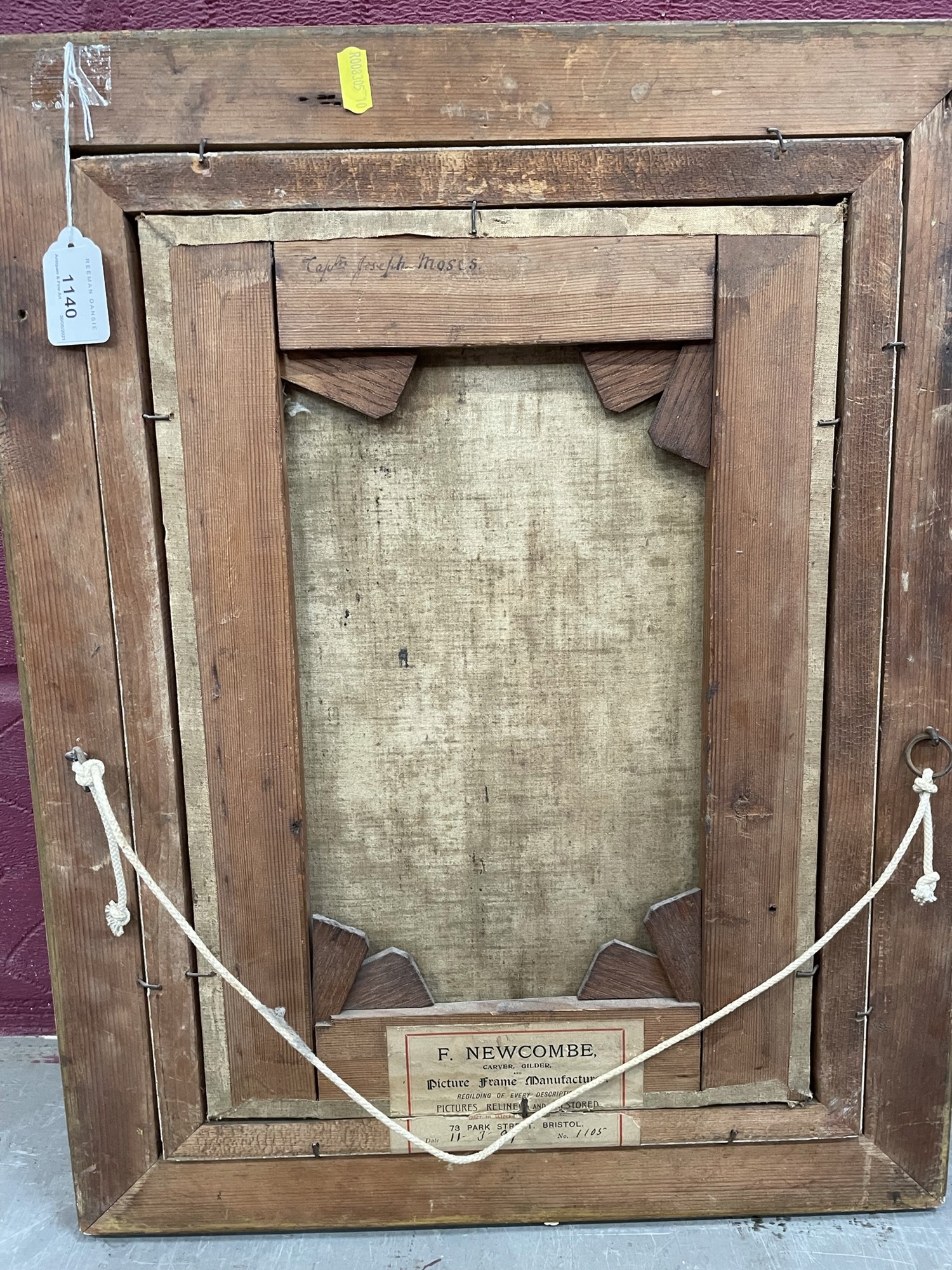 Lot 37 - Early 19th century portrait of Joseph Moses