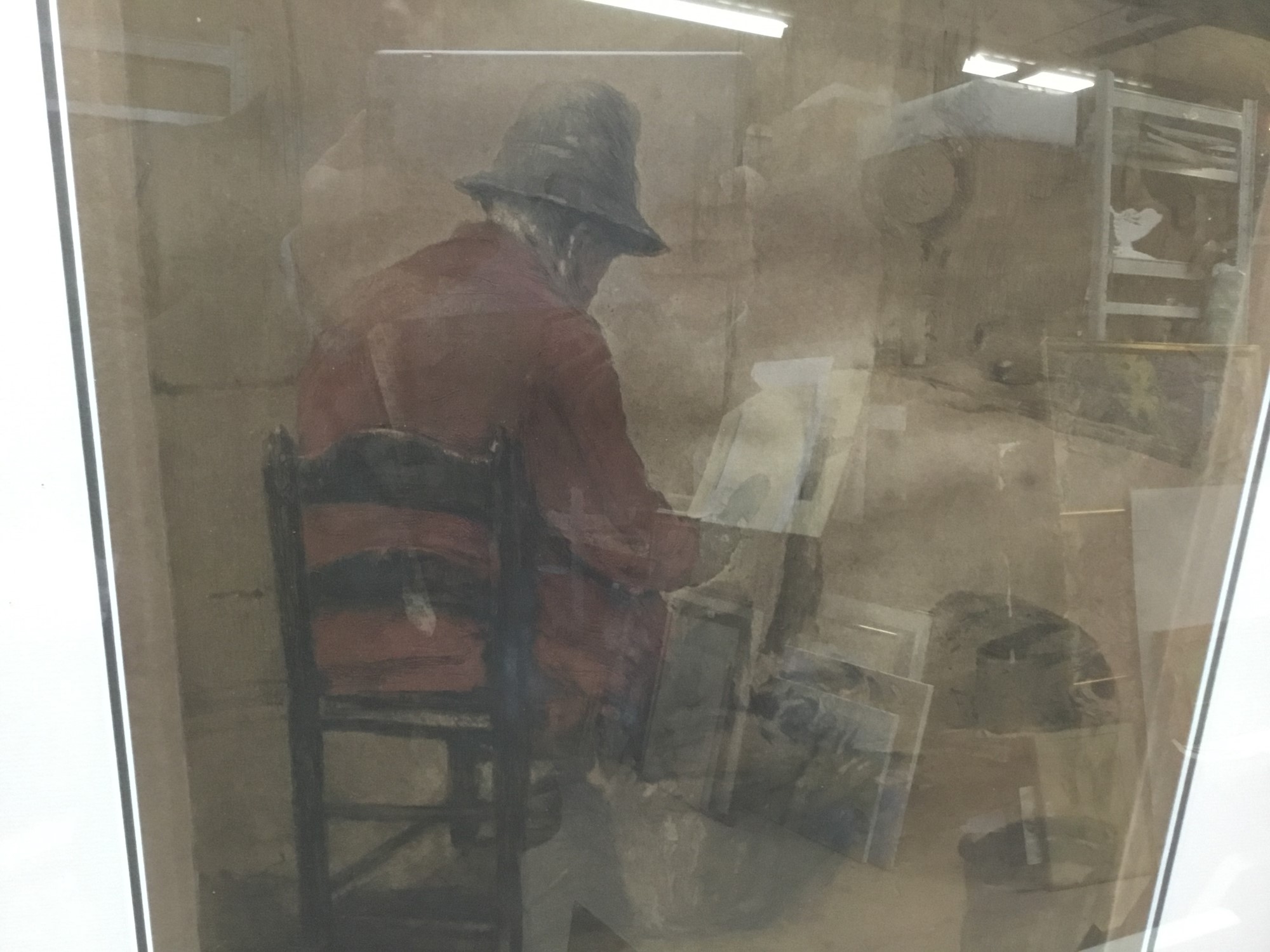 Lot 325 - Isidore Opsomer (1878-1961) etching of an