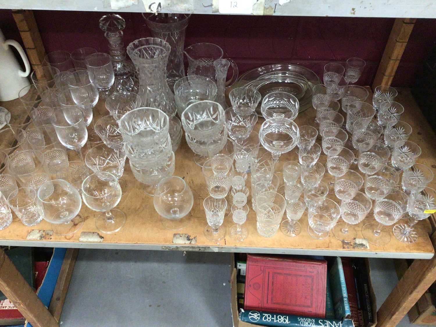 Lot 507 - Collection of mostly cut glassware,