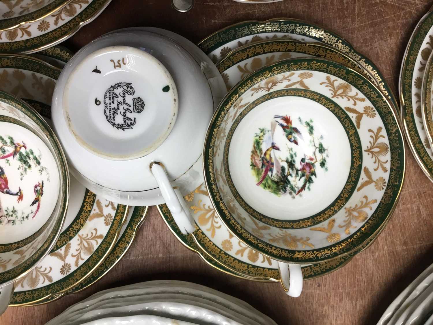 Lot 278 - Royal Grafton Six place tea set, Noritake